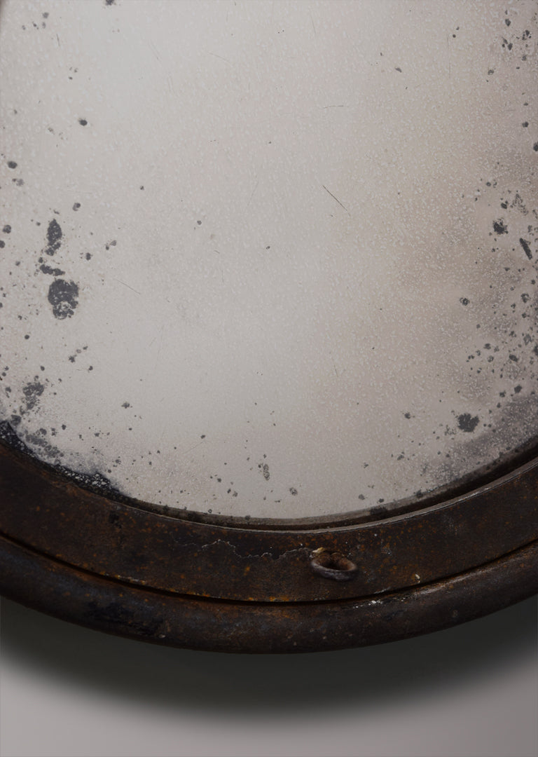 Set of Five Porthole Window Mirrors | Rough Old Glass