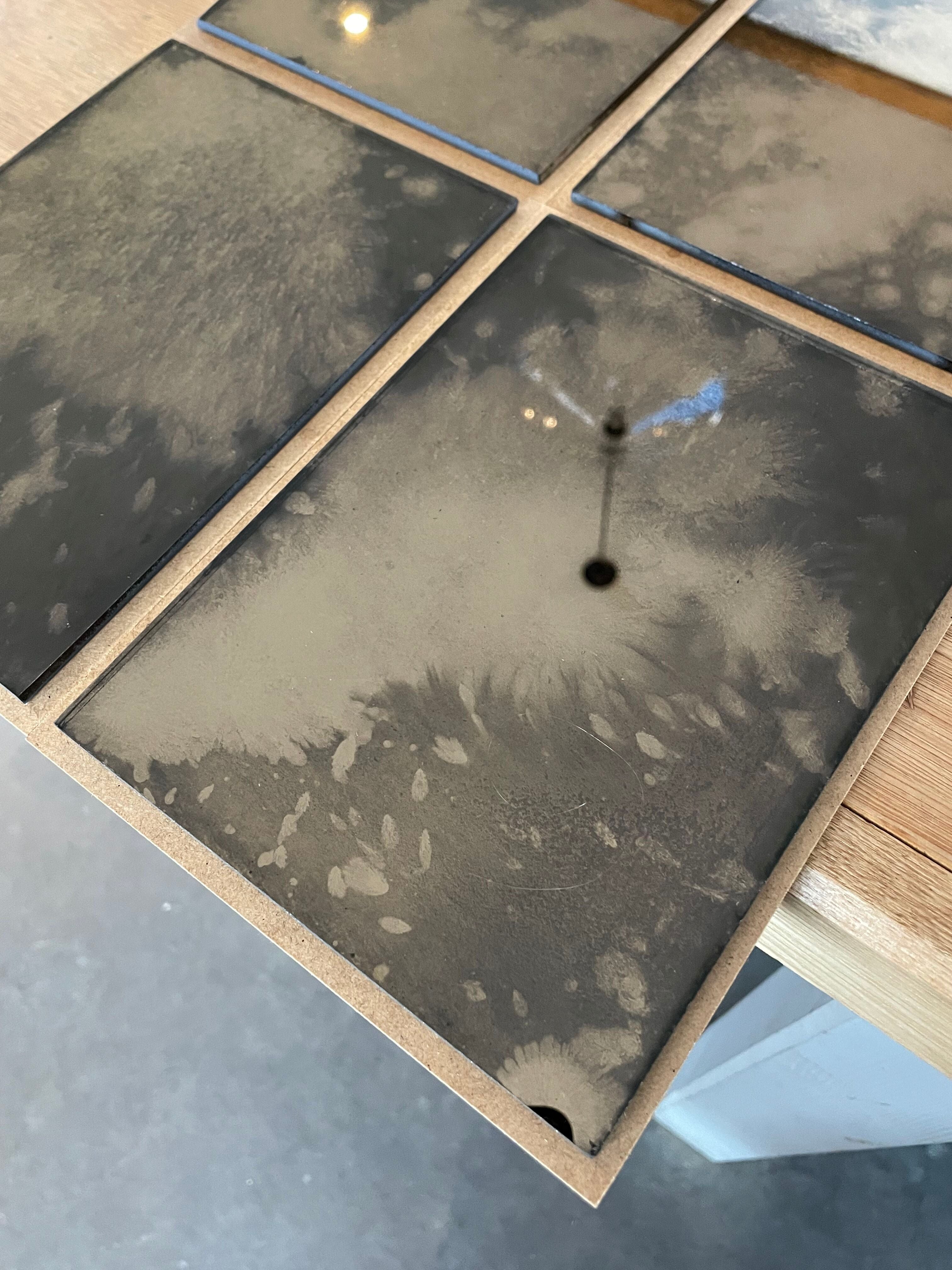 Flat Tinted Antiqued Mirror Finishes | Rough Old Glass