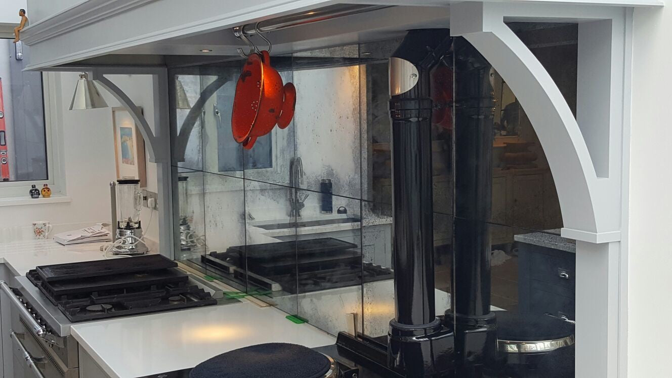 Antiqued Mirror Finish Samples | Rough Old Glass