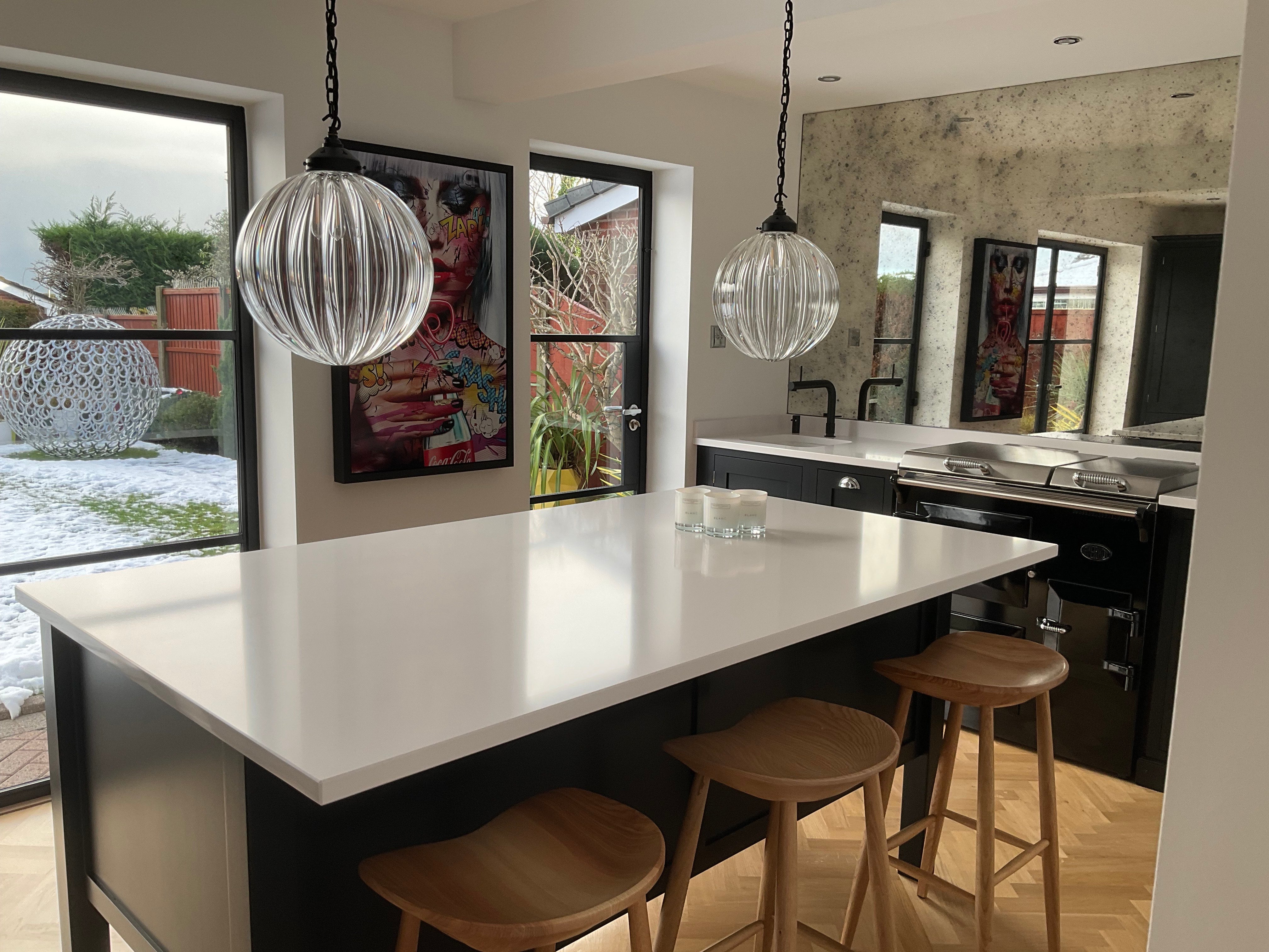 Antiqued Mirror Glass Finish Samples | Rough Old Glass