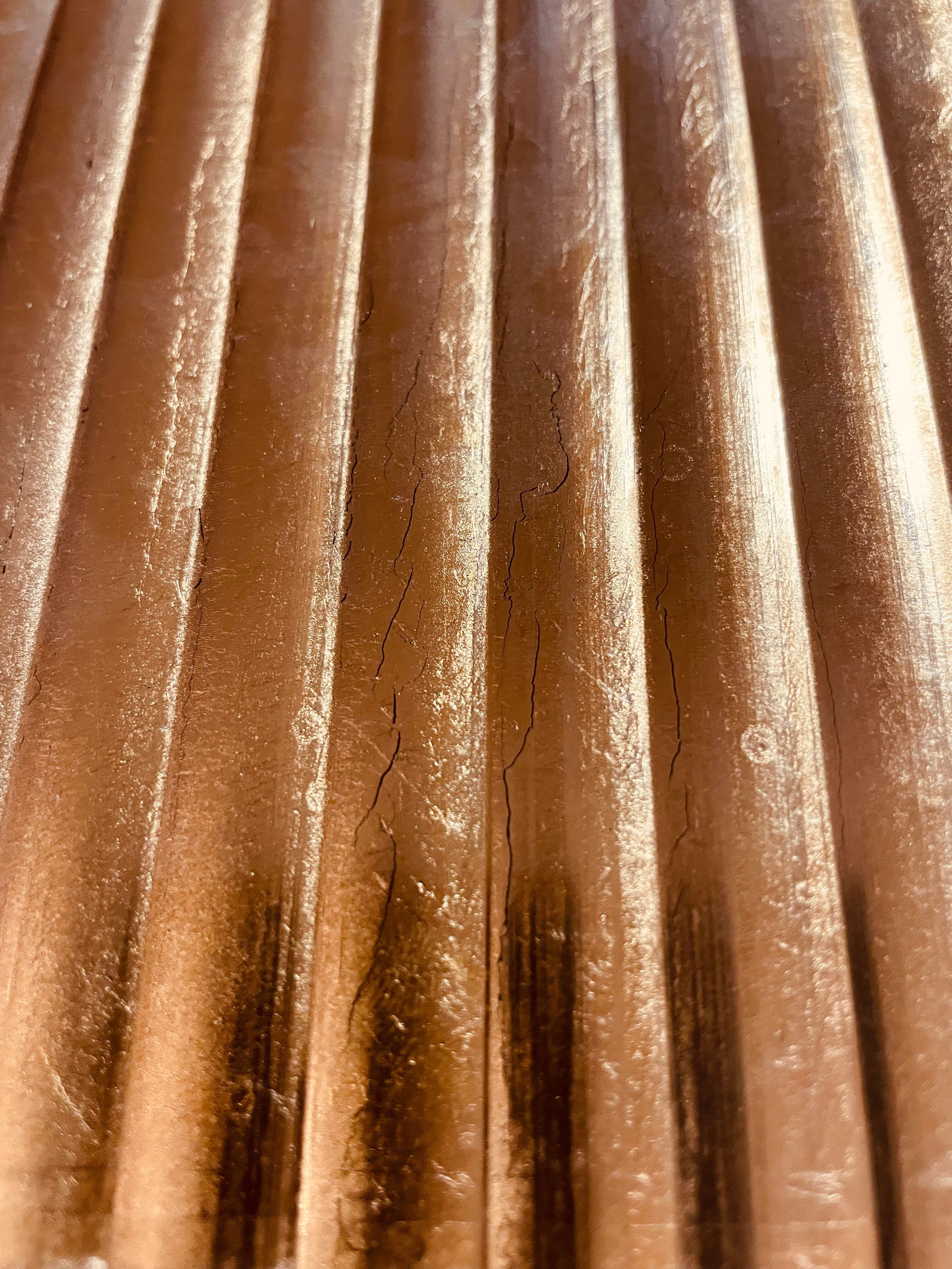 Morwellham on Fluted Glass Mirror Finish | Rough Old Glass