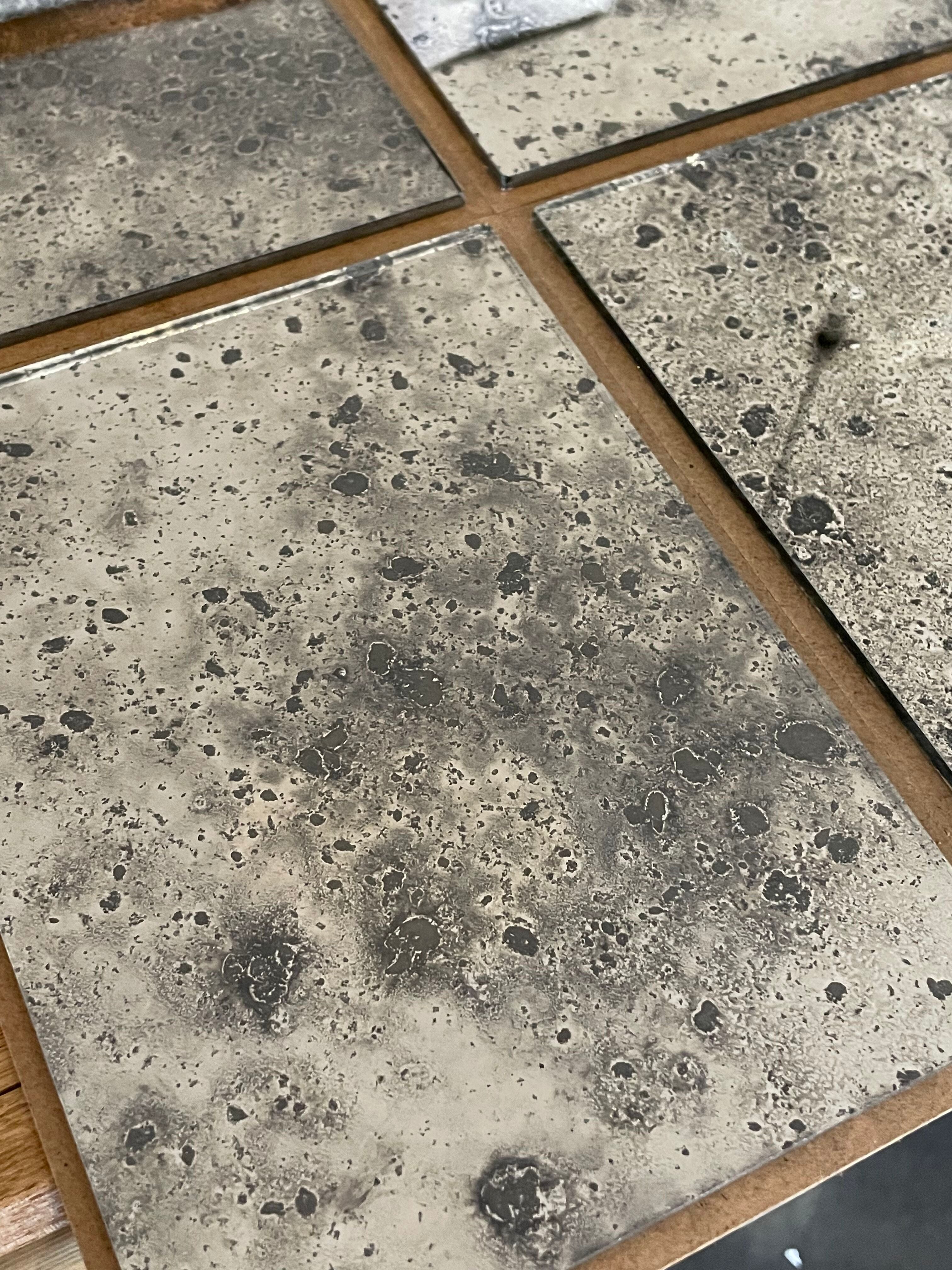 Really Rough Antiqued Mirror Finish | Rough Old Glass