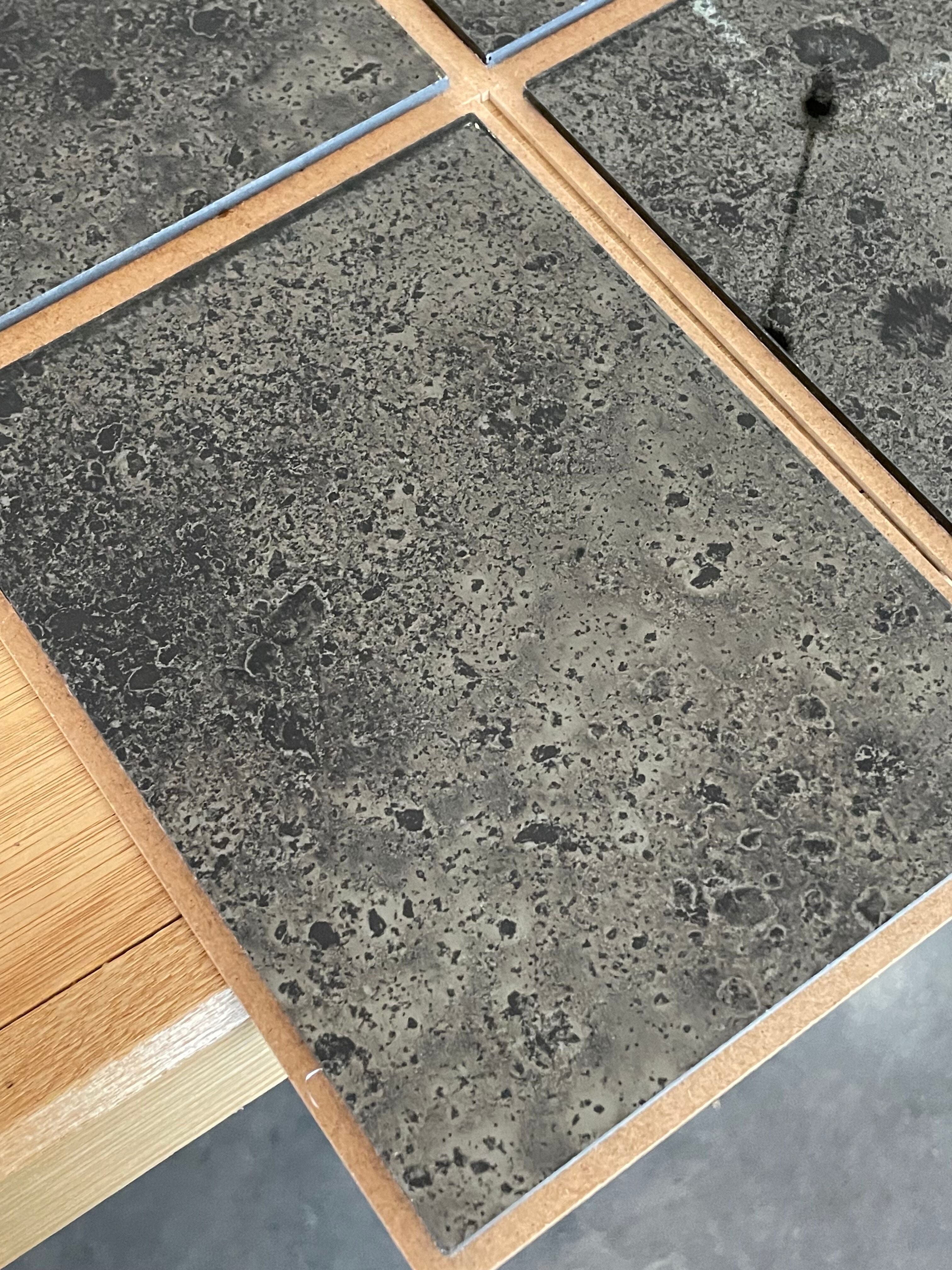 Really Rough Antiqued Mirror Finish | Grey Tinted Glass | Rough Old Glass