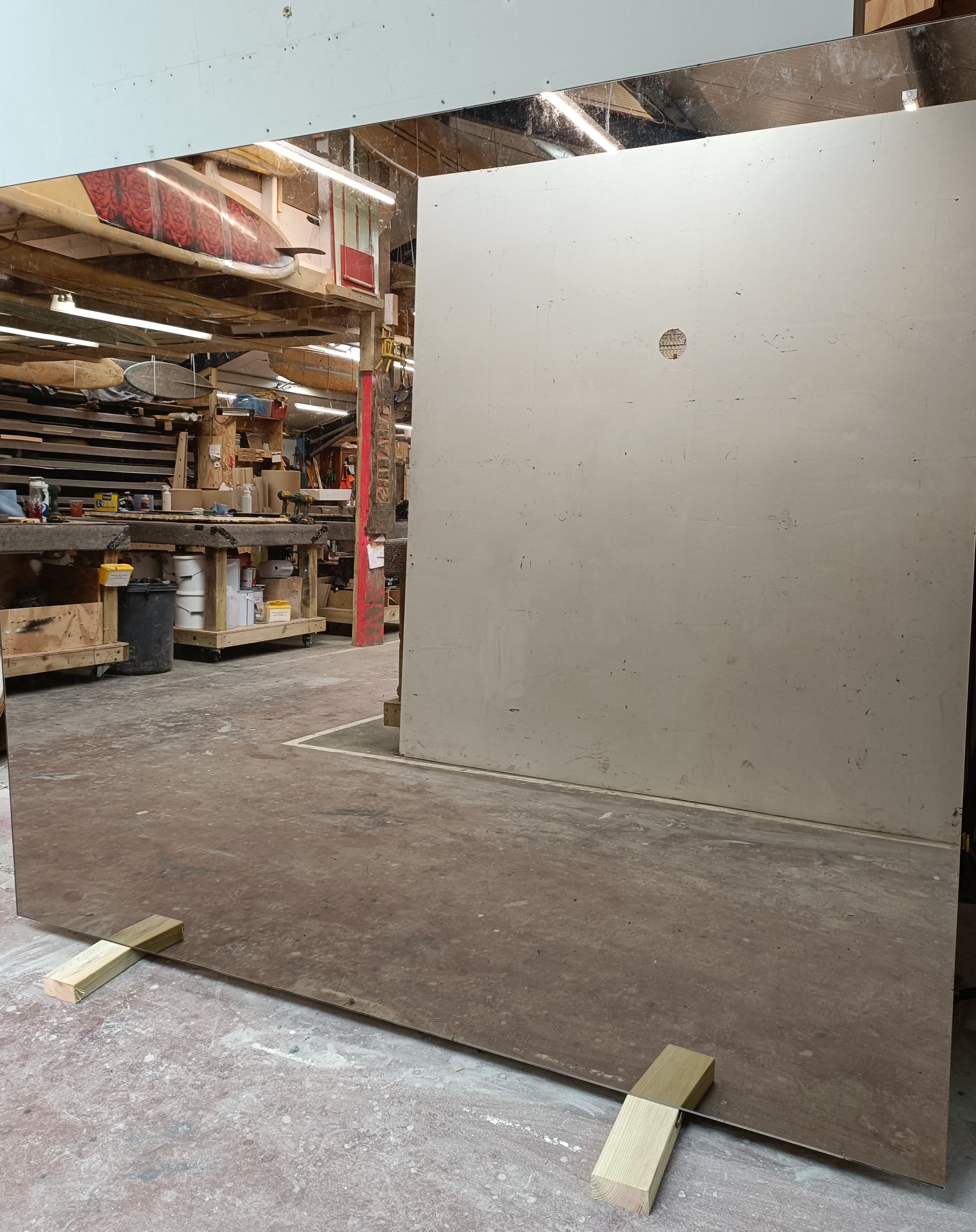 Silver Leaf on Bronze | Rough Old Glass