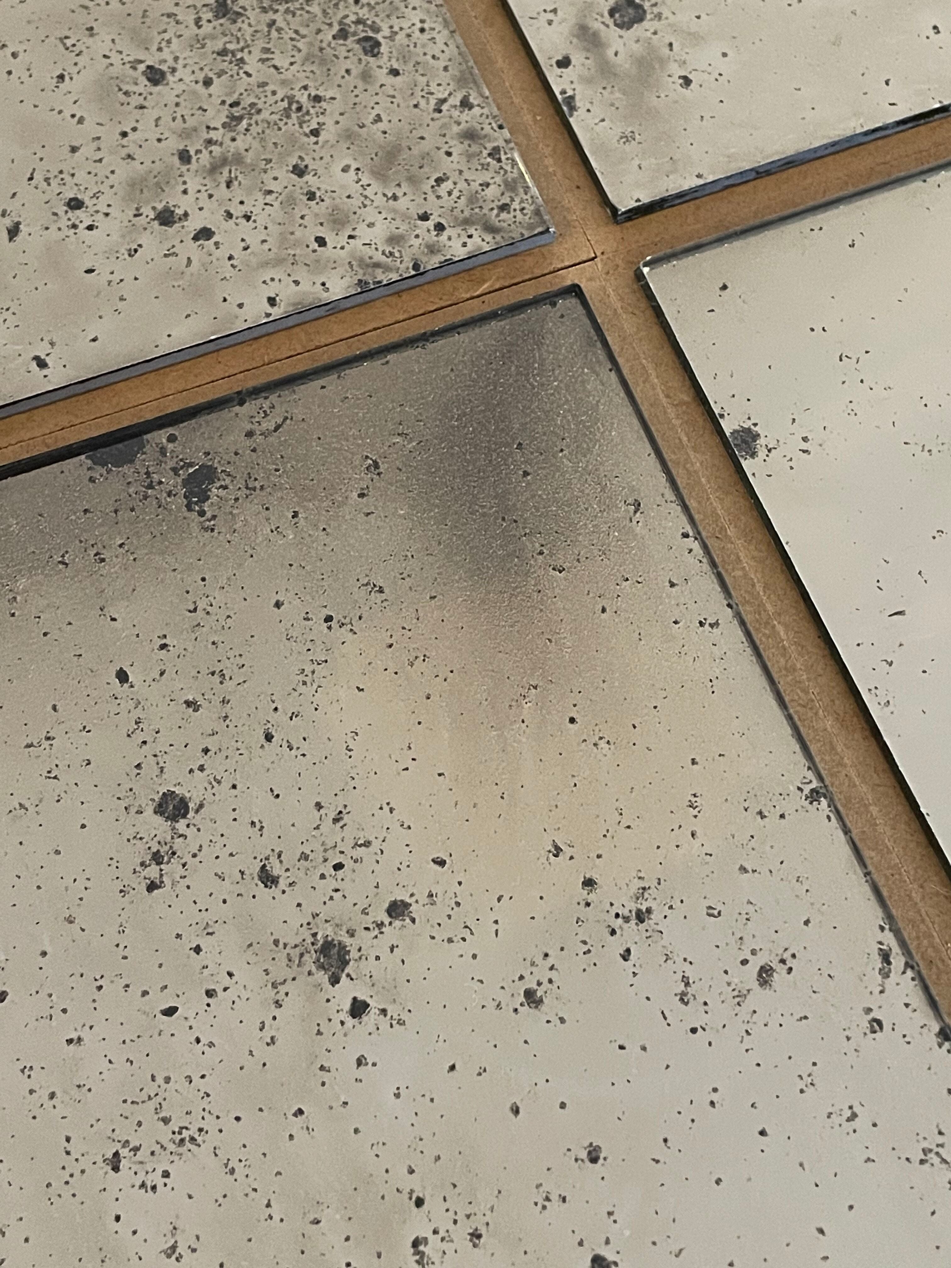 Antiqued Mirror Finish Samples | Rough Old Glass