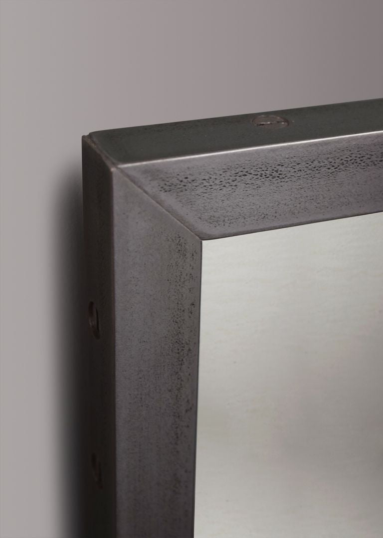 25mm Steel Angle Frame Moulding | Rough Old Glass