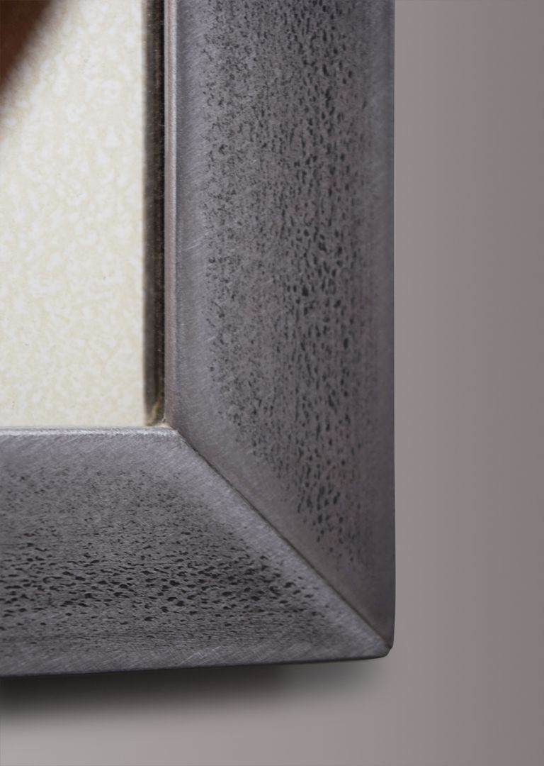 25mm Steel Angle Frame Moulding | Rough Old Glass