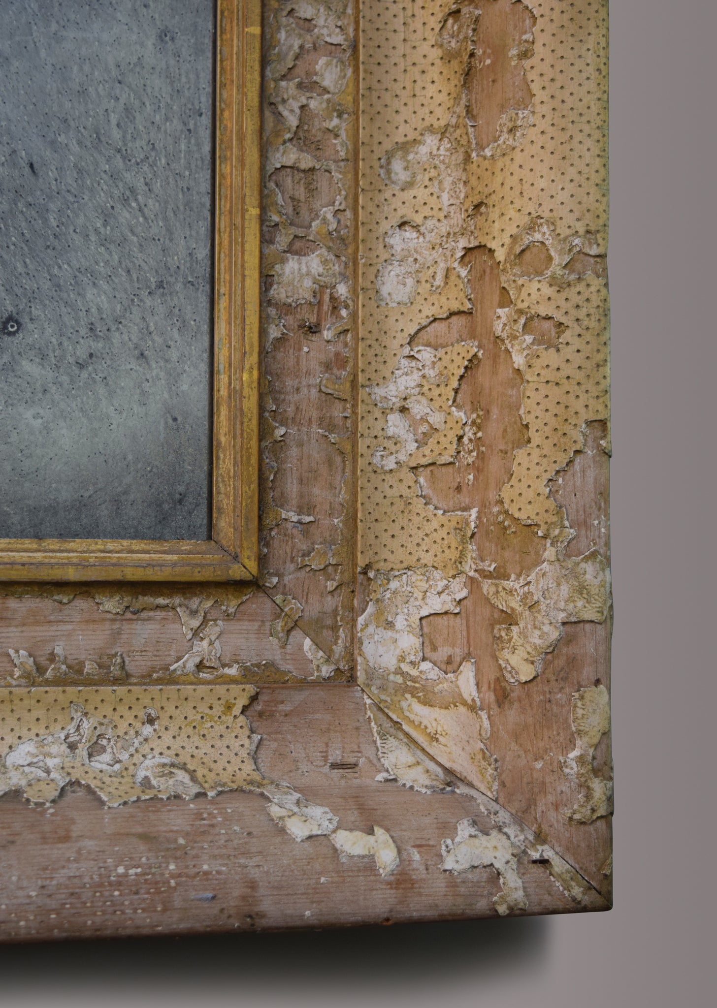 English Distressed Mirror
