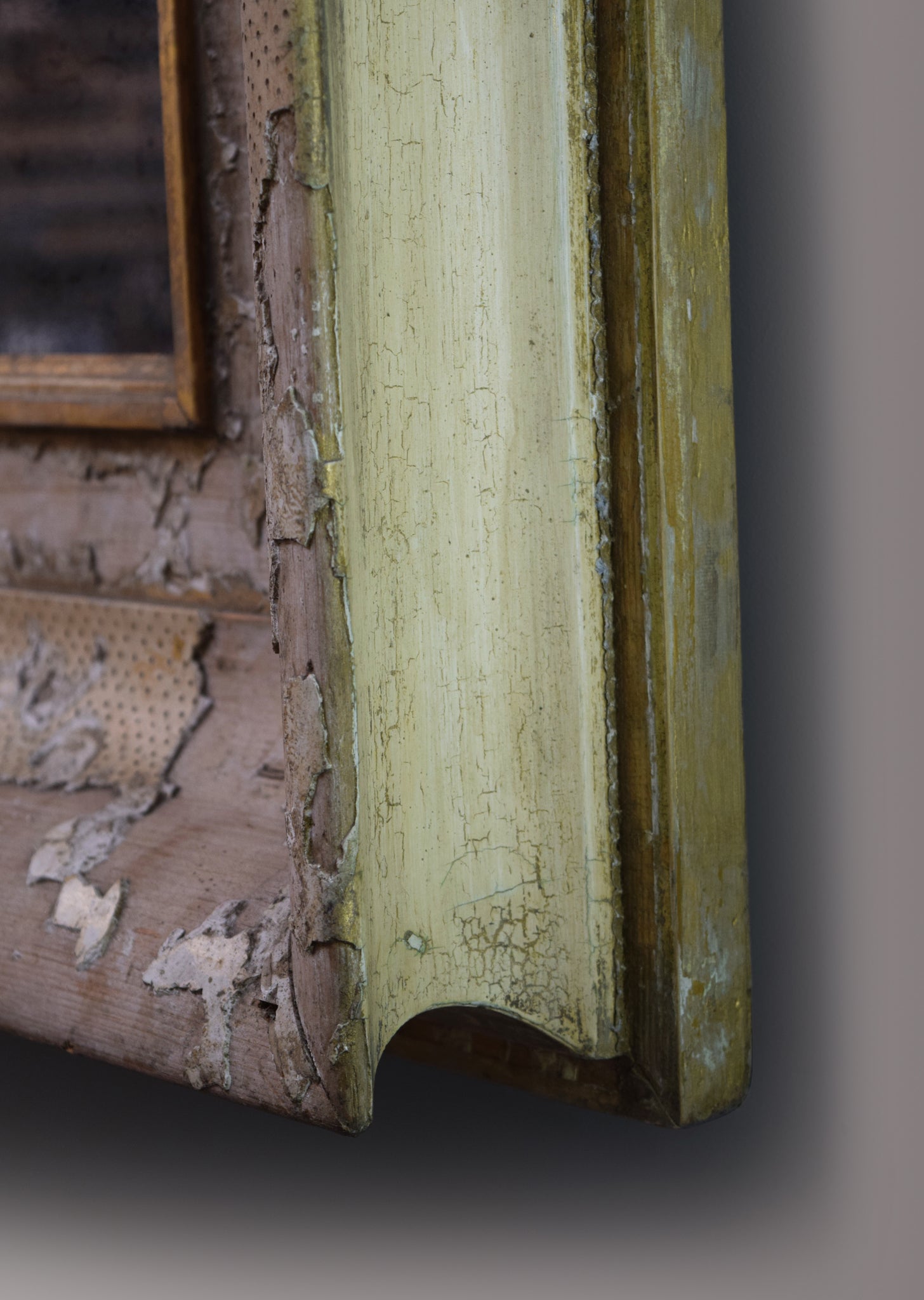 English Distressed Mirror