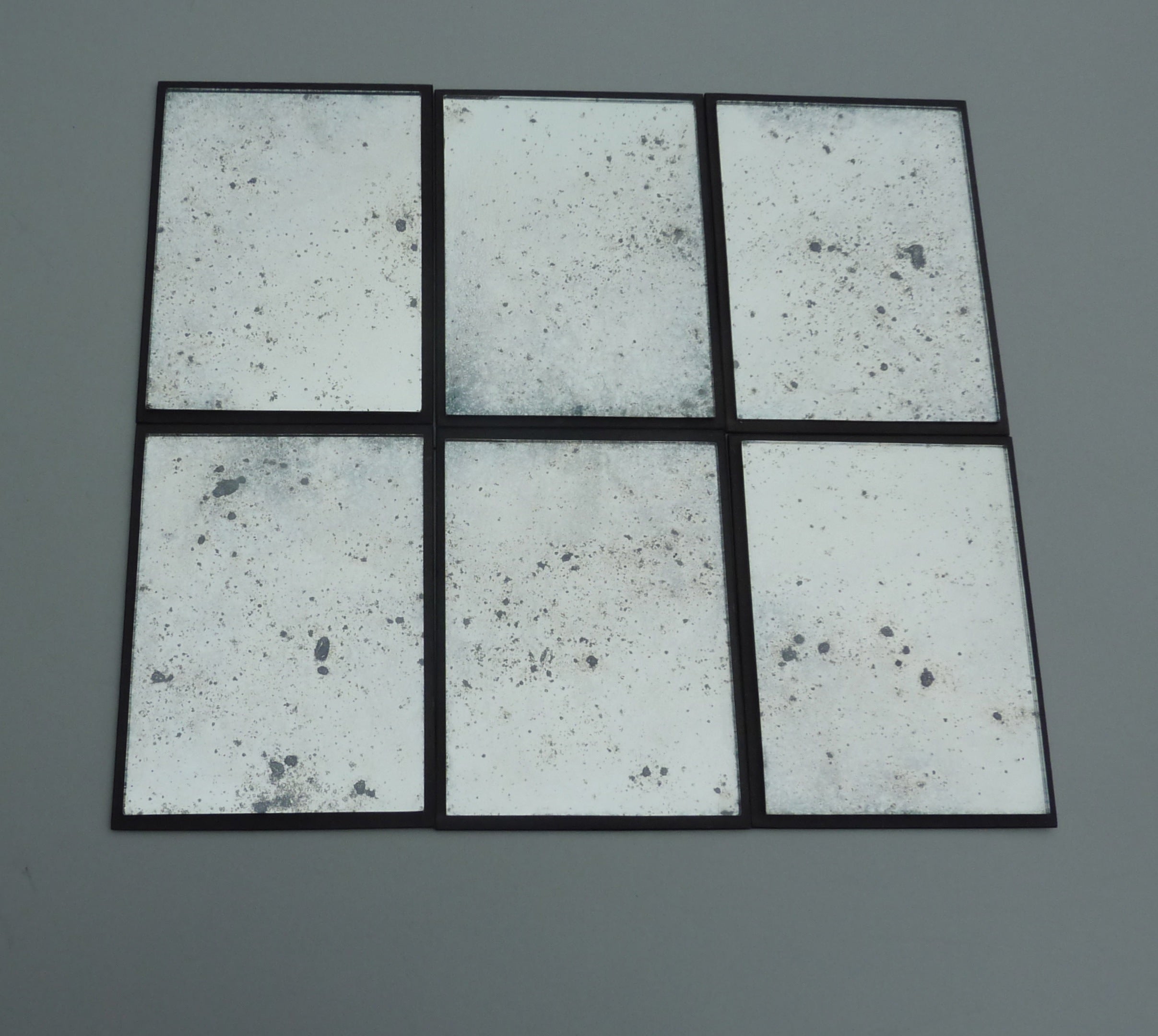 Antiqued Mirror Finish Samples | Rough Old Glass