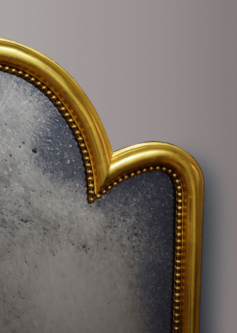 The Source for Antique Mirrors | Large Gothic Giltwood Mirror | Rough ...